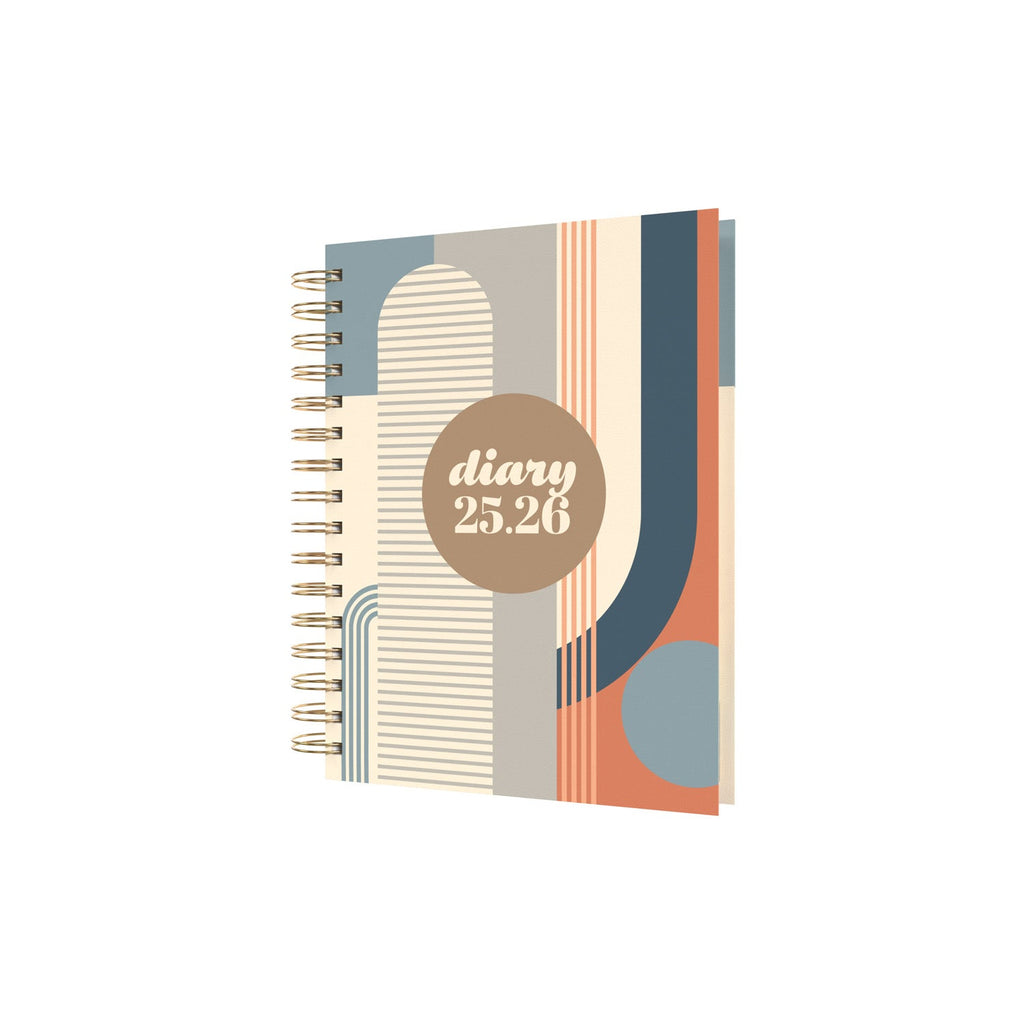 Scandi - A5 Day-to-Page Mid/Academic Year Diary Planner 2025-2026 – US ...